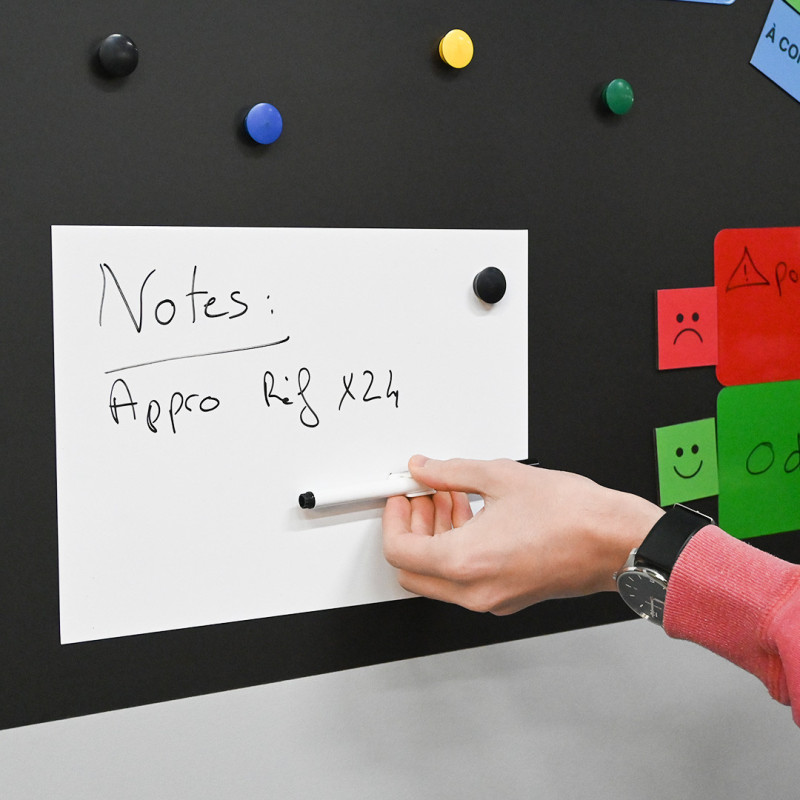 Kit Lean Management avec Tableau 1m50 - CT Magnet Spécialiste de l'Aimant